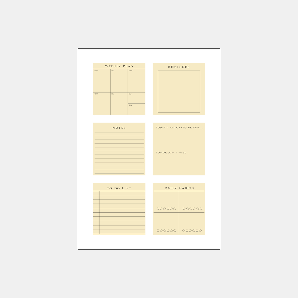 Printable Sticky Notes