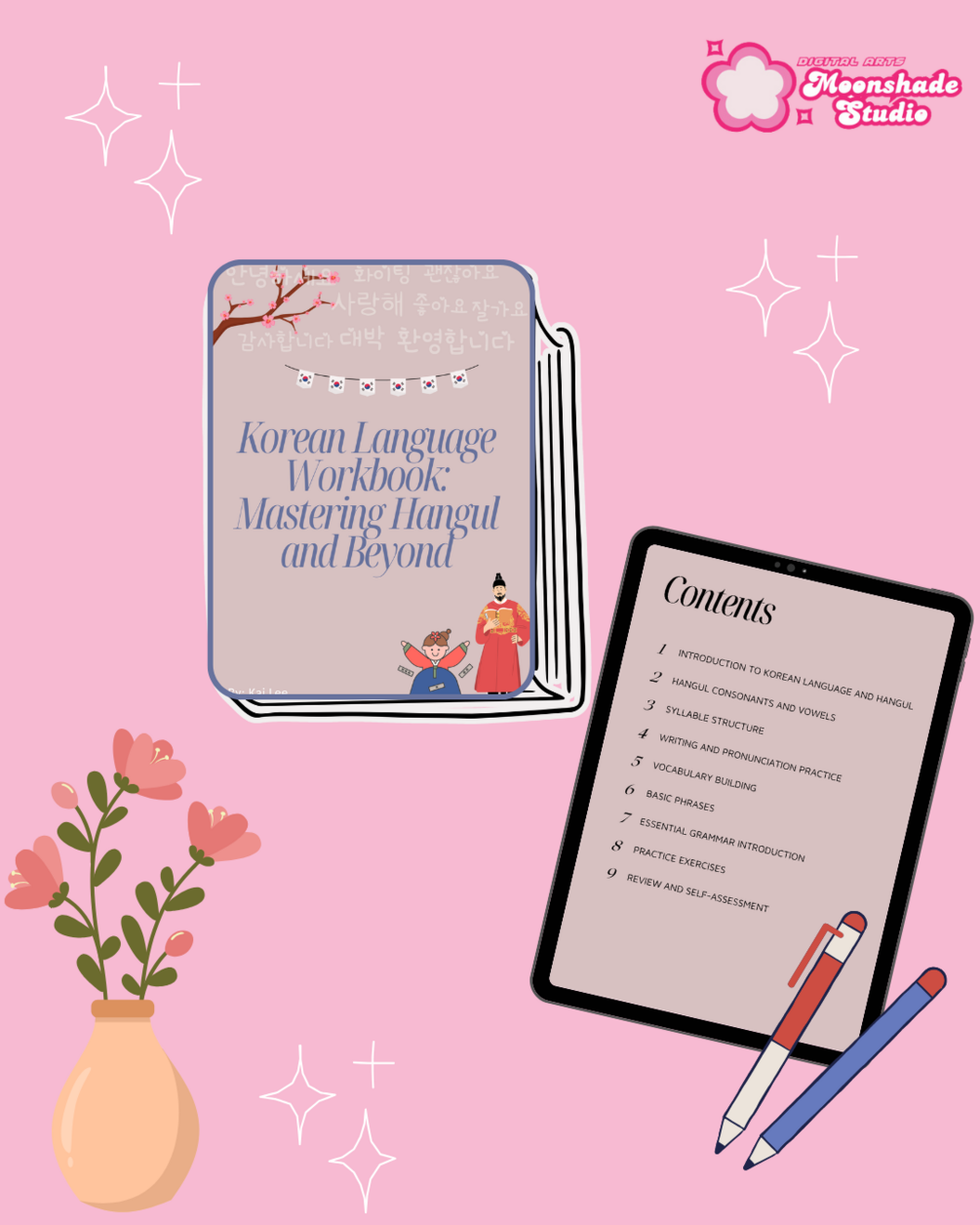Korean Language Workbook: Mastering Hangul and Beyond