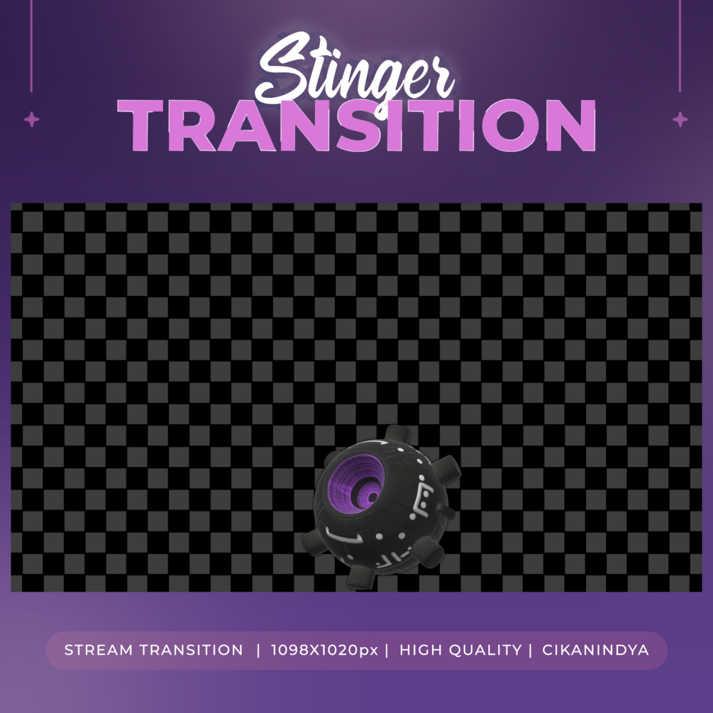 Animated Stinger Transition Orbital Charge | Alien Energy Bomb for ...