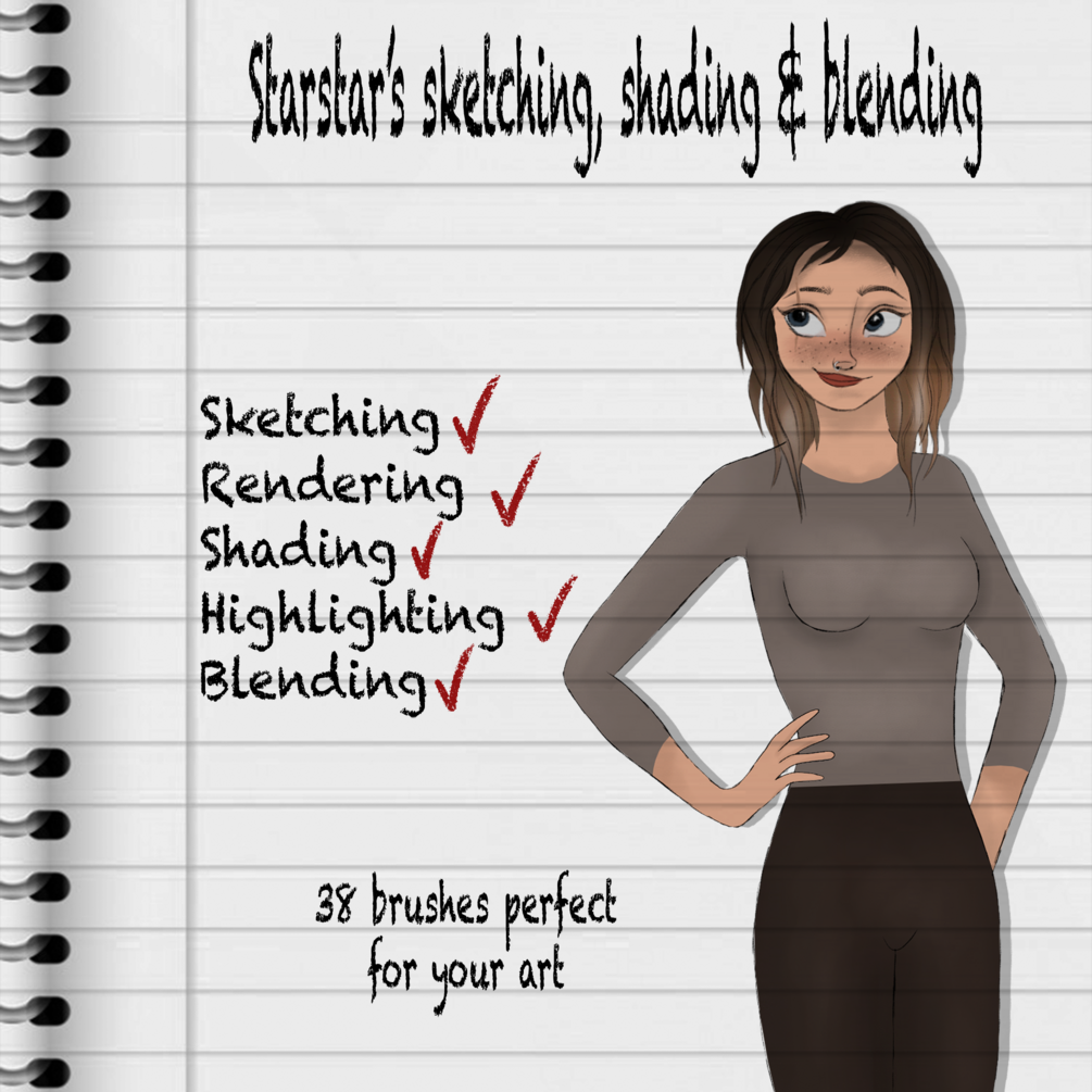 Starstar's sketching, shading & blending