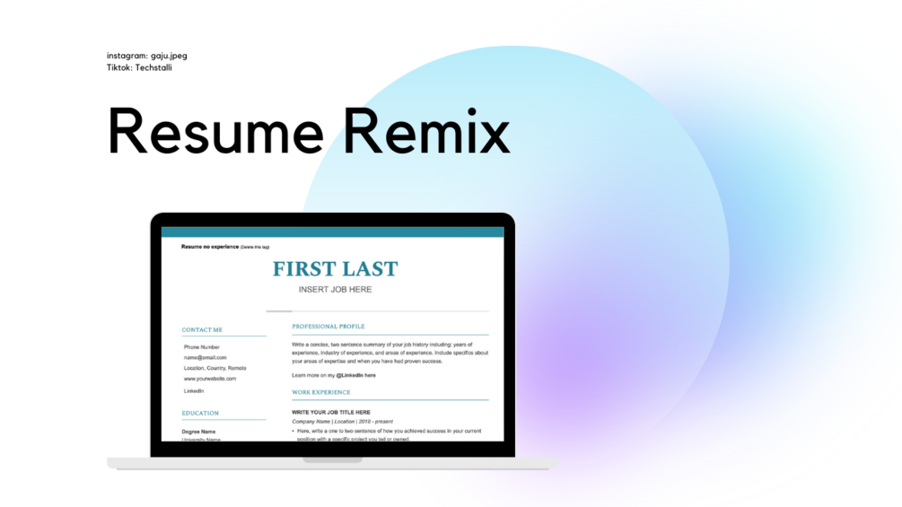 Resume Remix