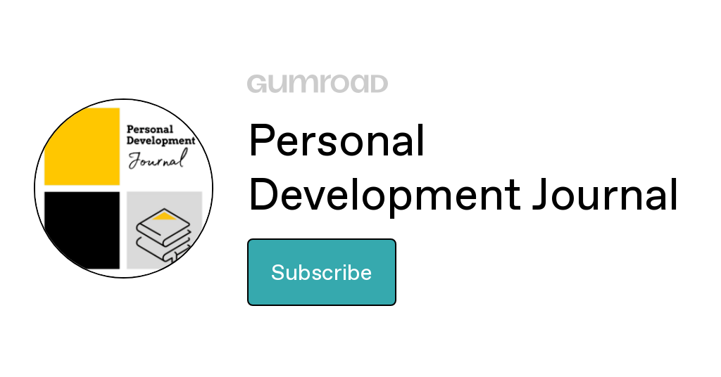 Personal Development Journal