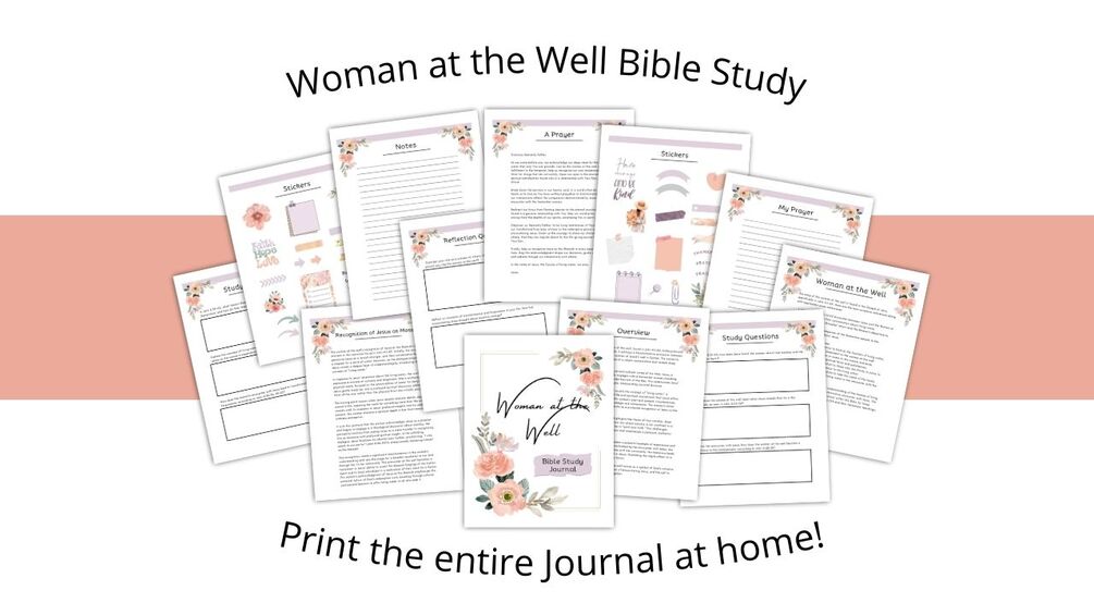 Printable Character Bible Study Journal Bundle 3