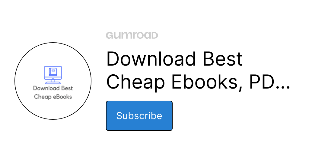 Download Best Cheap Ebooks, PDF, and More