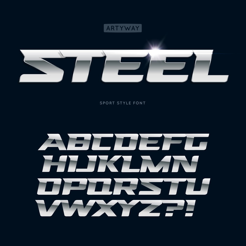 Headline Steel Font