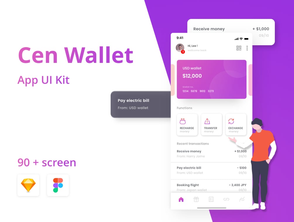 Cen Wallet UI Kit