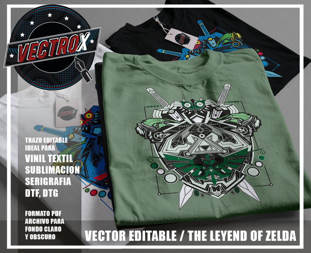 Vector Editable - The Leyend Of Zelda