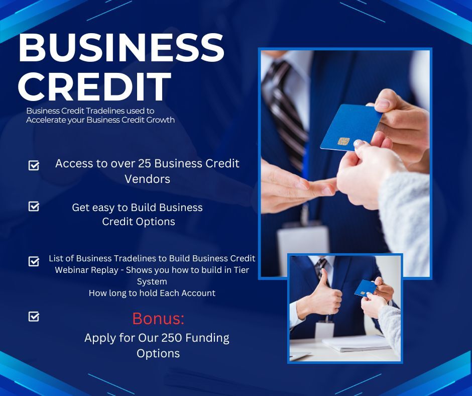 Business Credit List of Tradelines