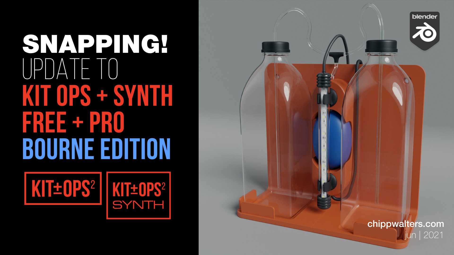 KIT OPS PRO 2 kitbashing addon for Blender - updated! - chippwalters