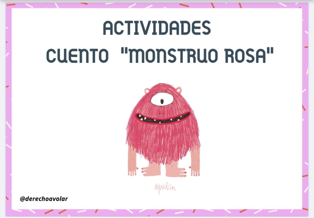 Cuadernillo Monstruo Rosa