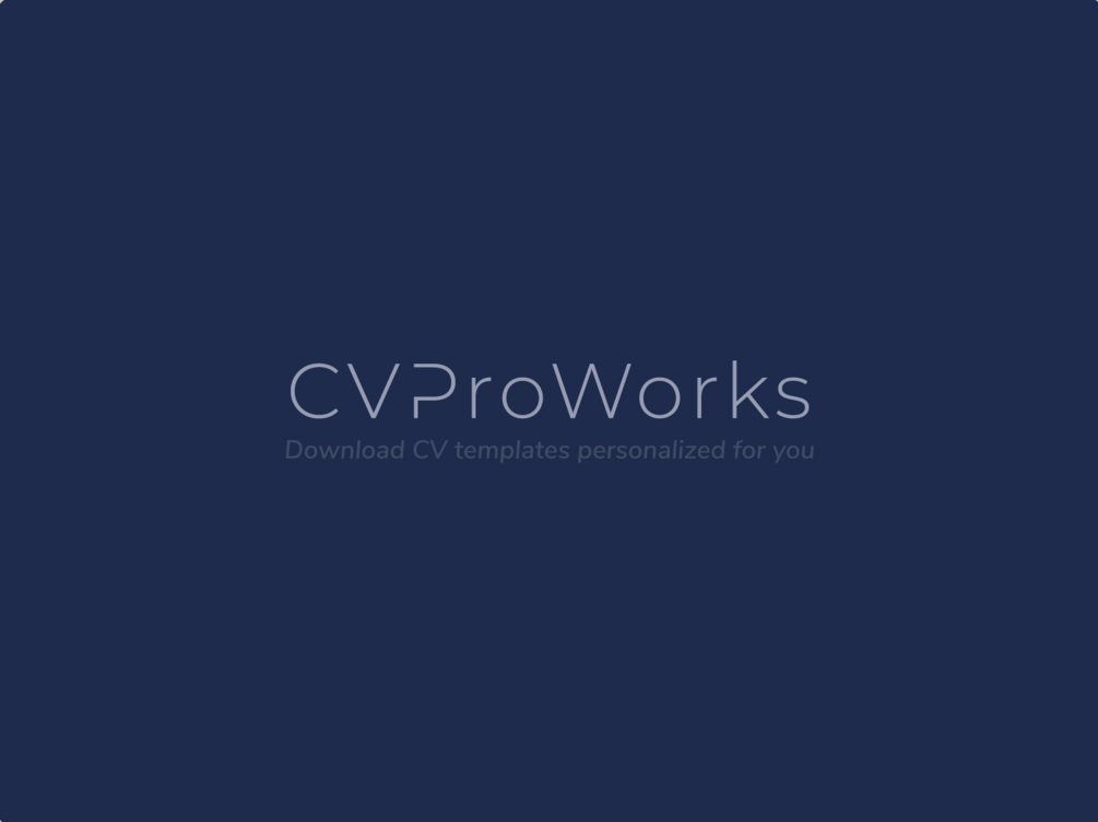 Professional CV Template