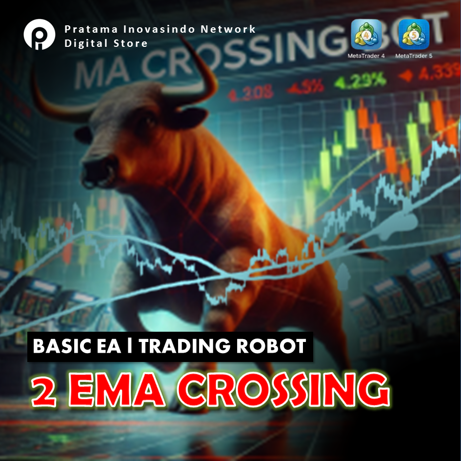 Expert Advisor - Trading Robot 2 EMA Crossing Fx (MT4 & MT5)