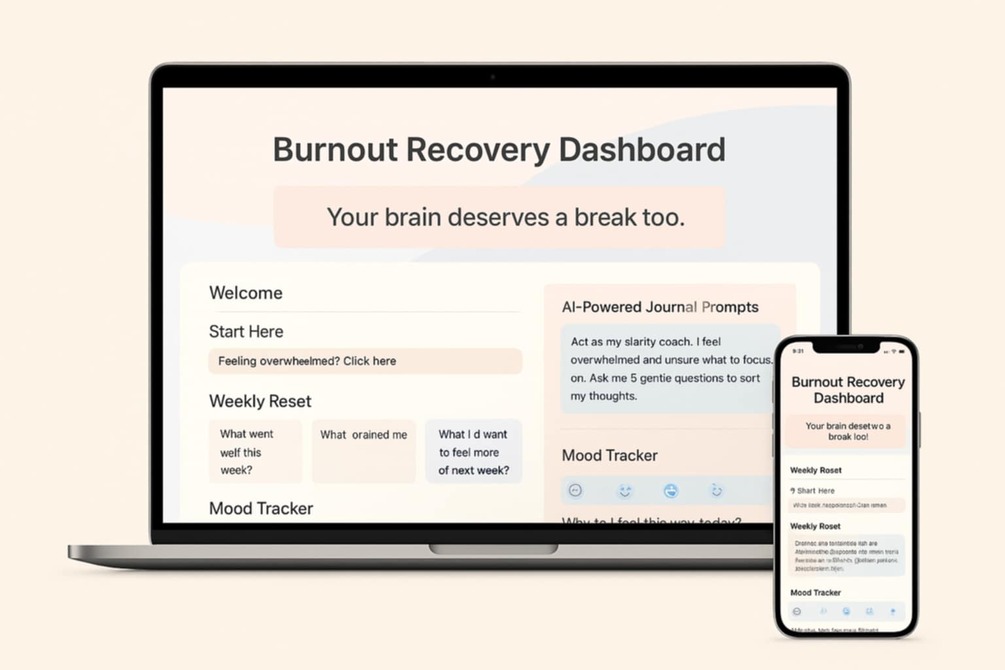 Burnout Recovery Dashboard