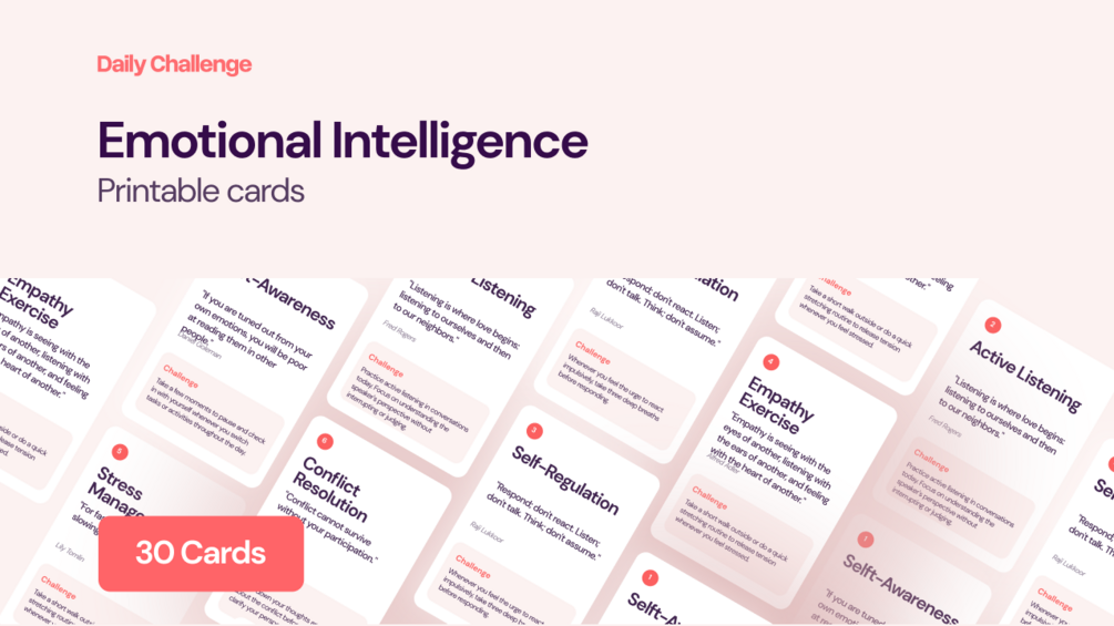 Emotional Positive intelligence | Self Care Journal Print | 30 day ...