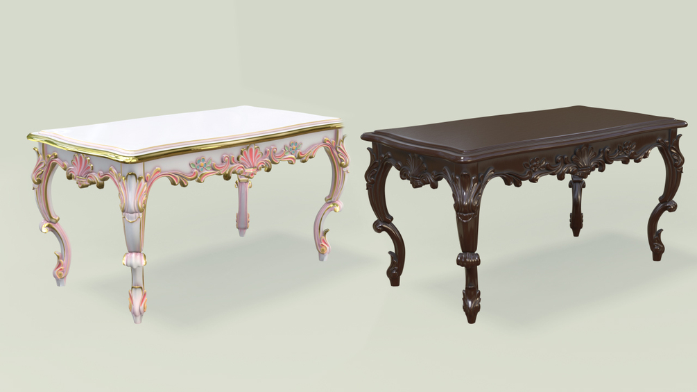 3D Model [rococo style table]