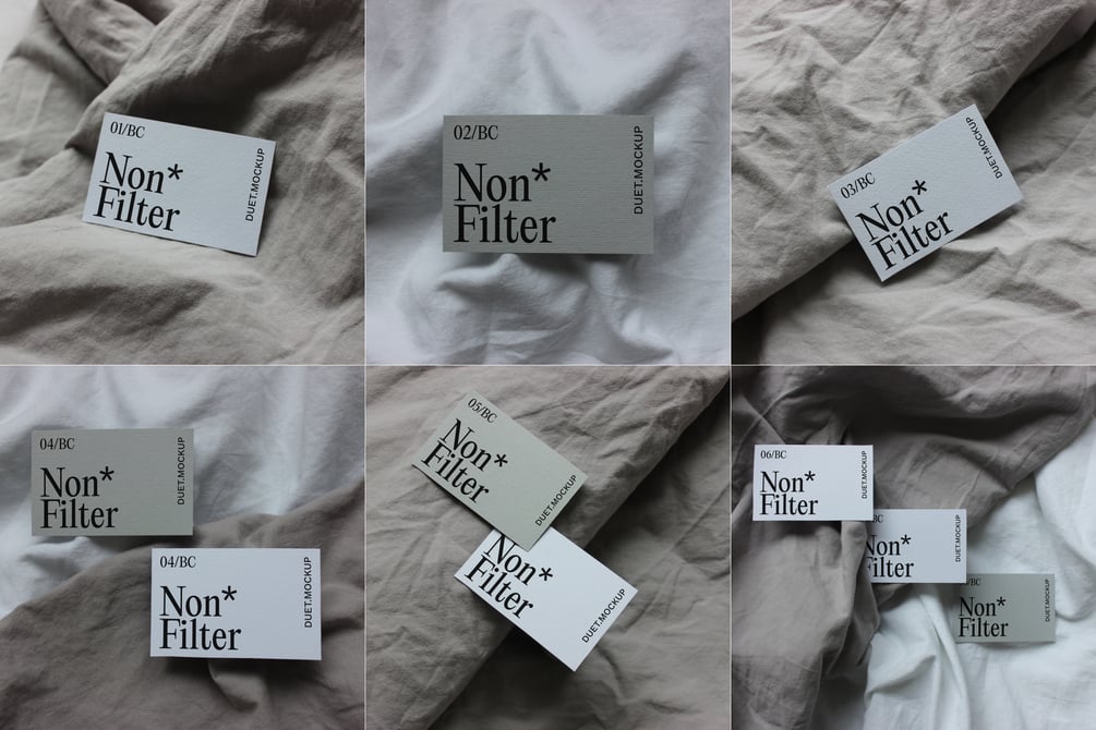 Non Filter Set / 12 mockups