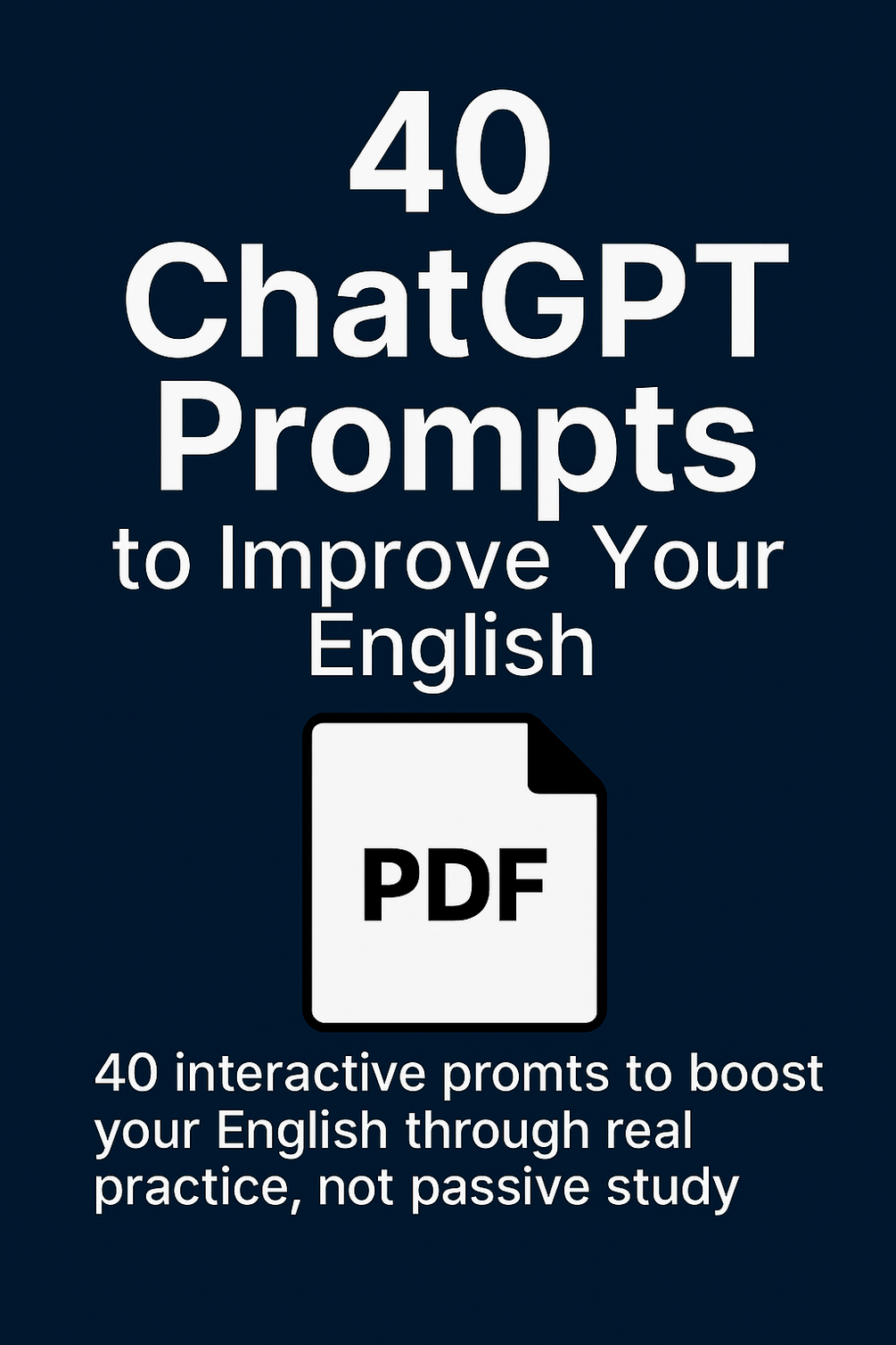 40 AI Prompts to Learn English by Doing, Not Just Studying