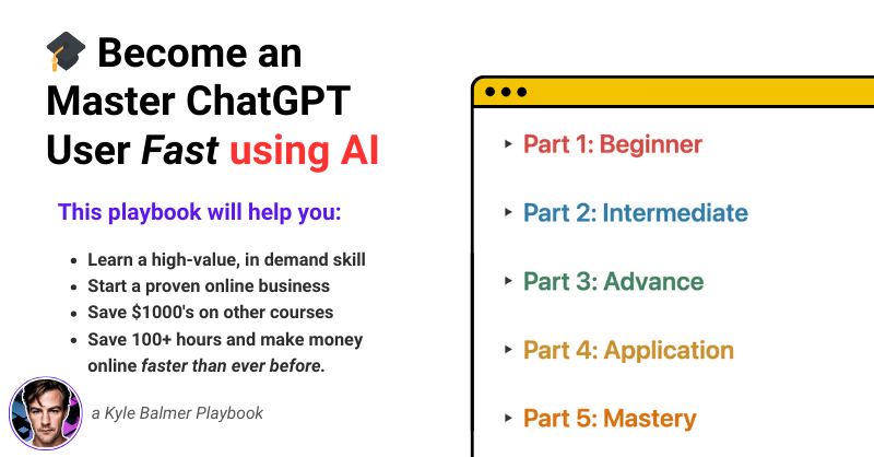 ⌨️ ChatGPT Crash Course : Go from Beginner to Master ChatGPT User and ...