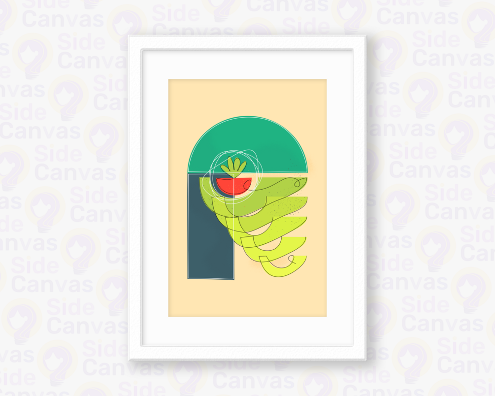 Abstract Avocado Print