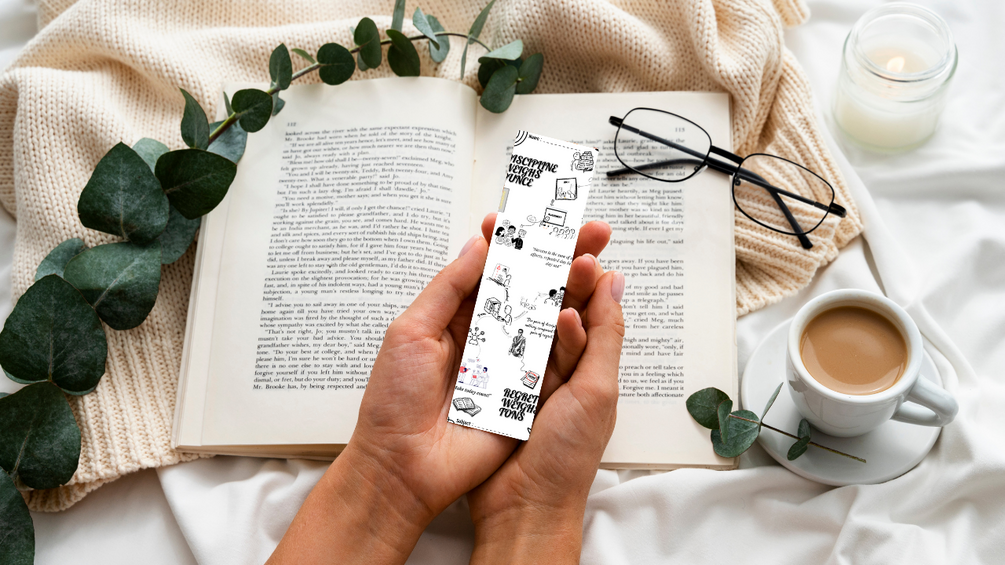 Discipline & Success Motivational Bookmark | Printable