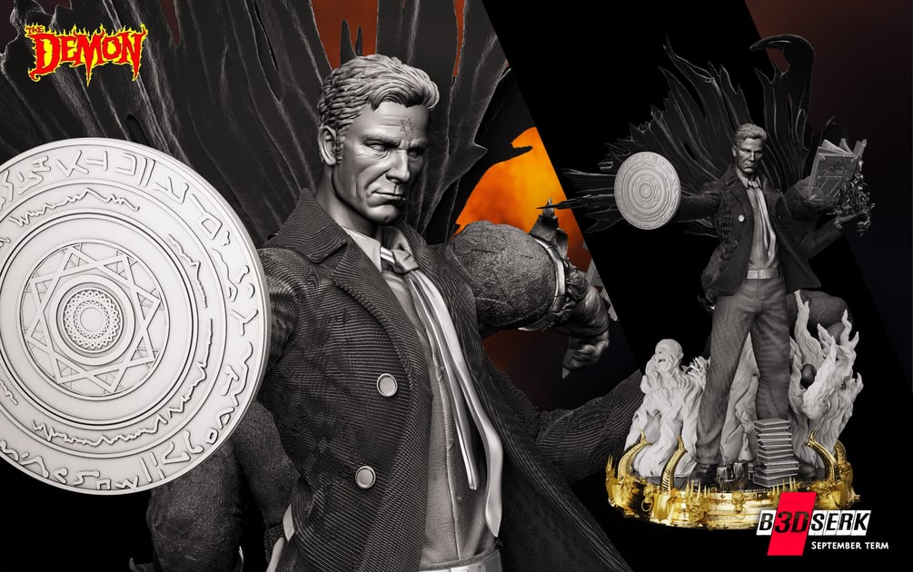 B3DSERK Special term 2022: Jason Blood Sculpture, Etrigan Sculpture and ...