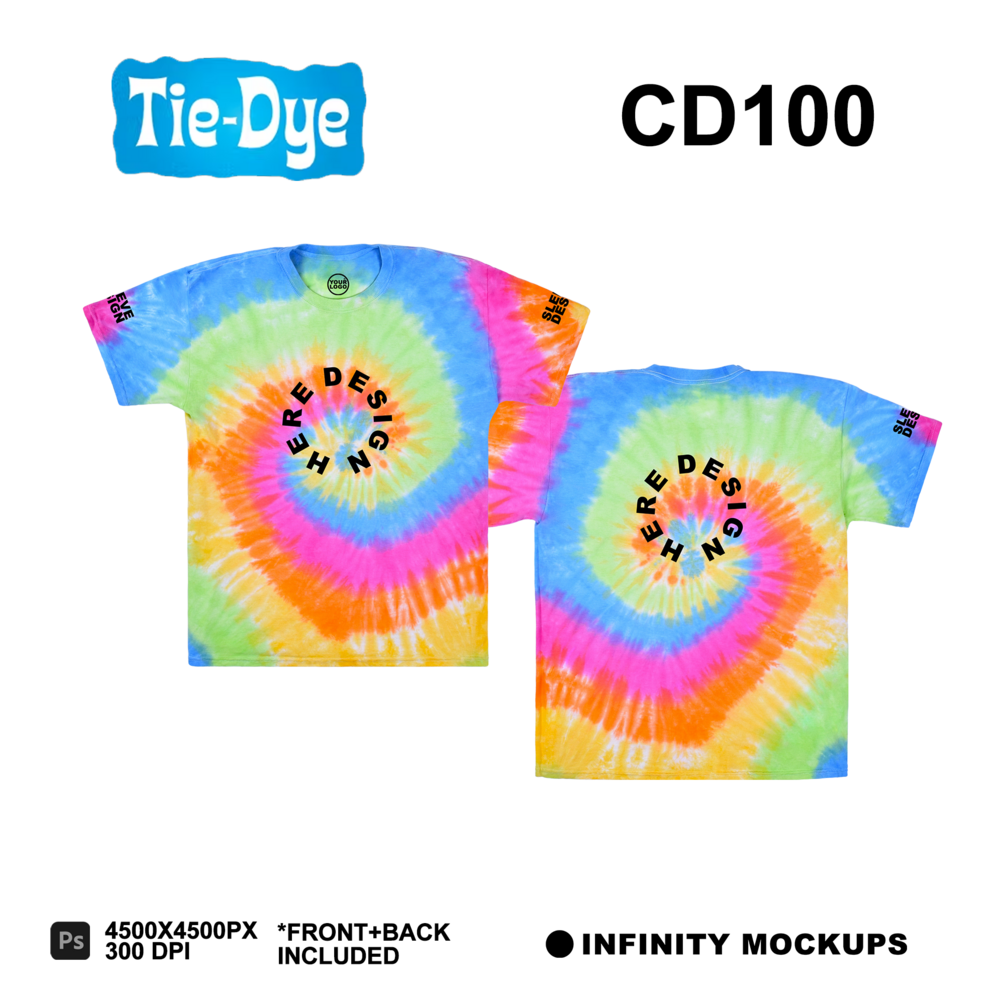 Eternity Tshirt Tie-Dye (CD100) Mockup