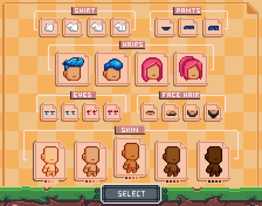 Basic Pixel Platformer Character Pack and Animations