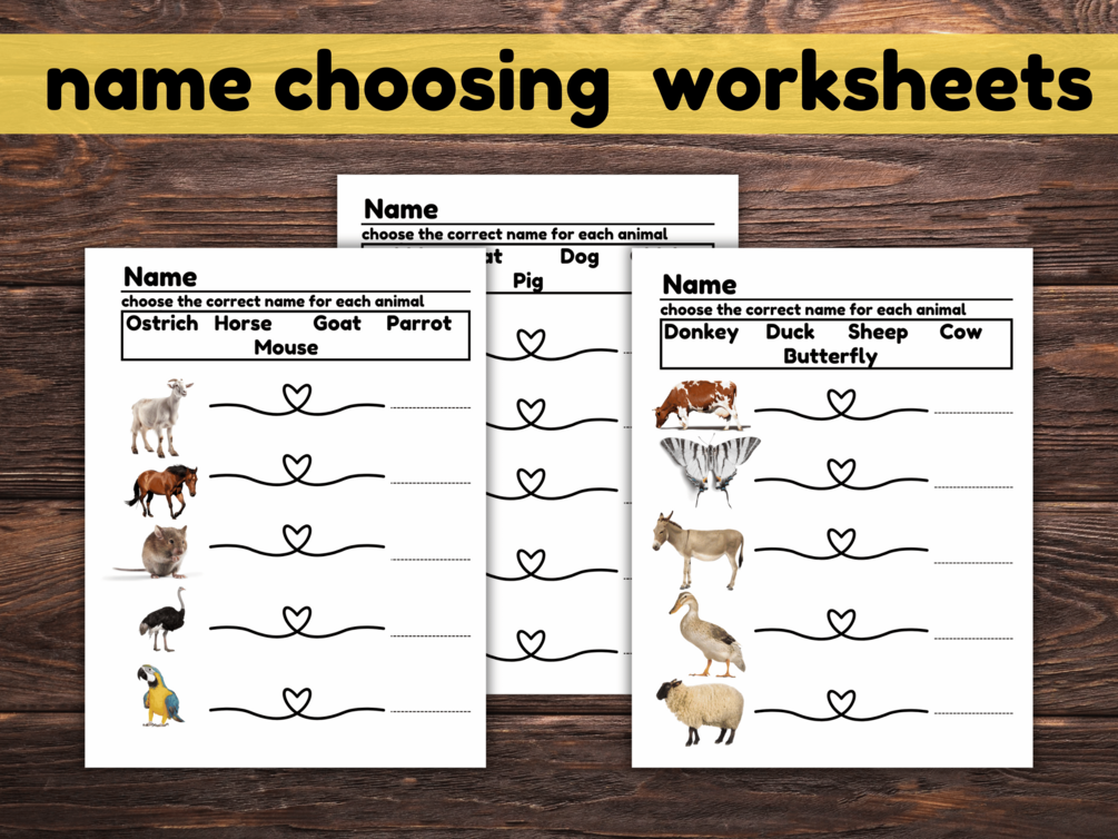 Preschool Learning Activities, Printable Learning Worksheets, Name ...