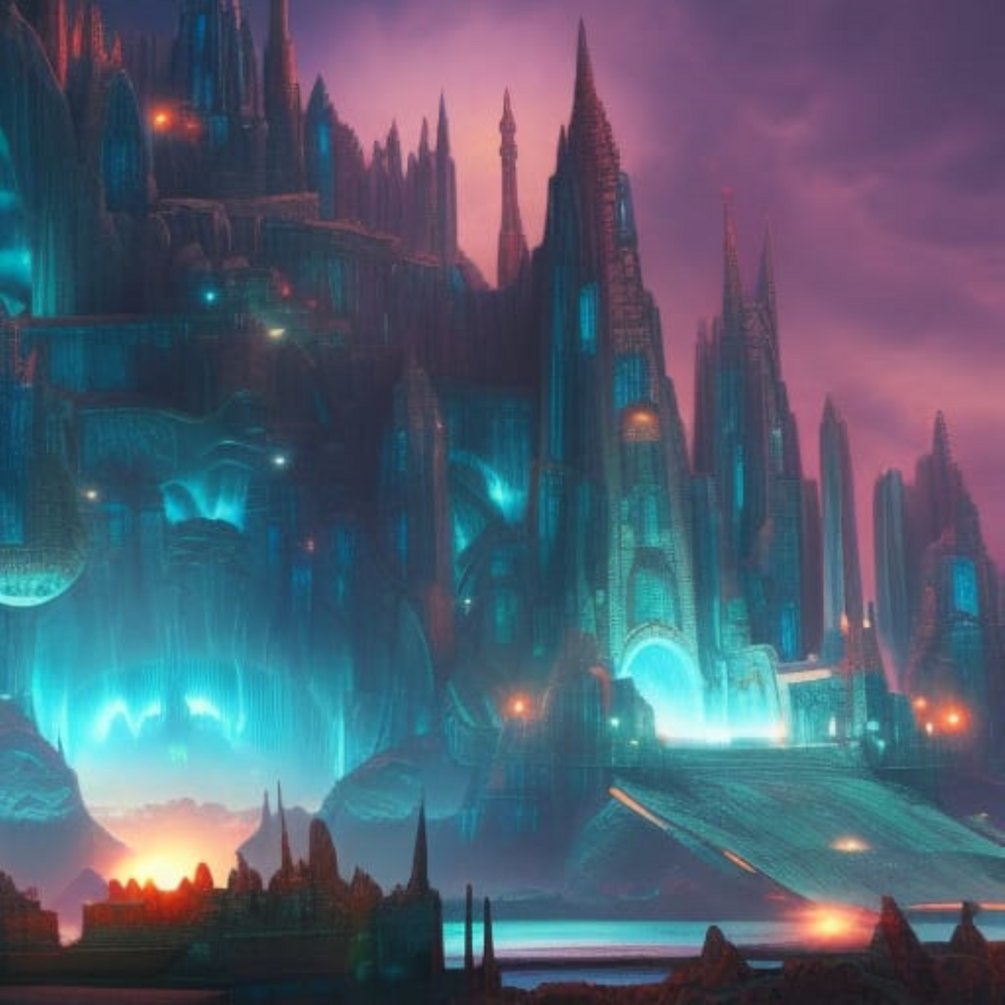 Entrance to inner earth in Atlantis