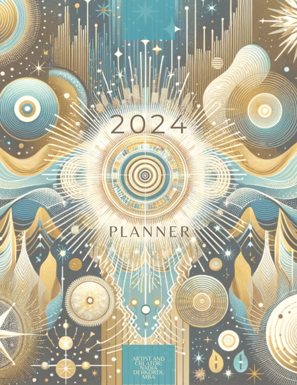 2024 Mystic Gold Celestial Planner – Your Ultimate Digital Organizer ...