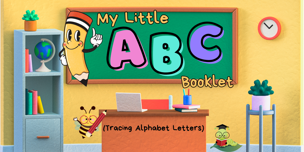 My Little ABC Booklet (Alphabet Tracing Worksheets)