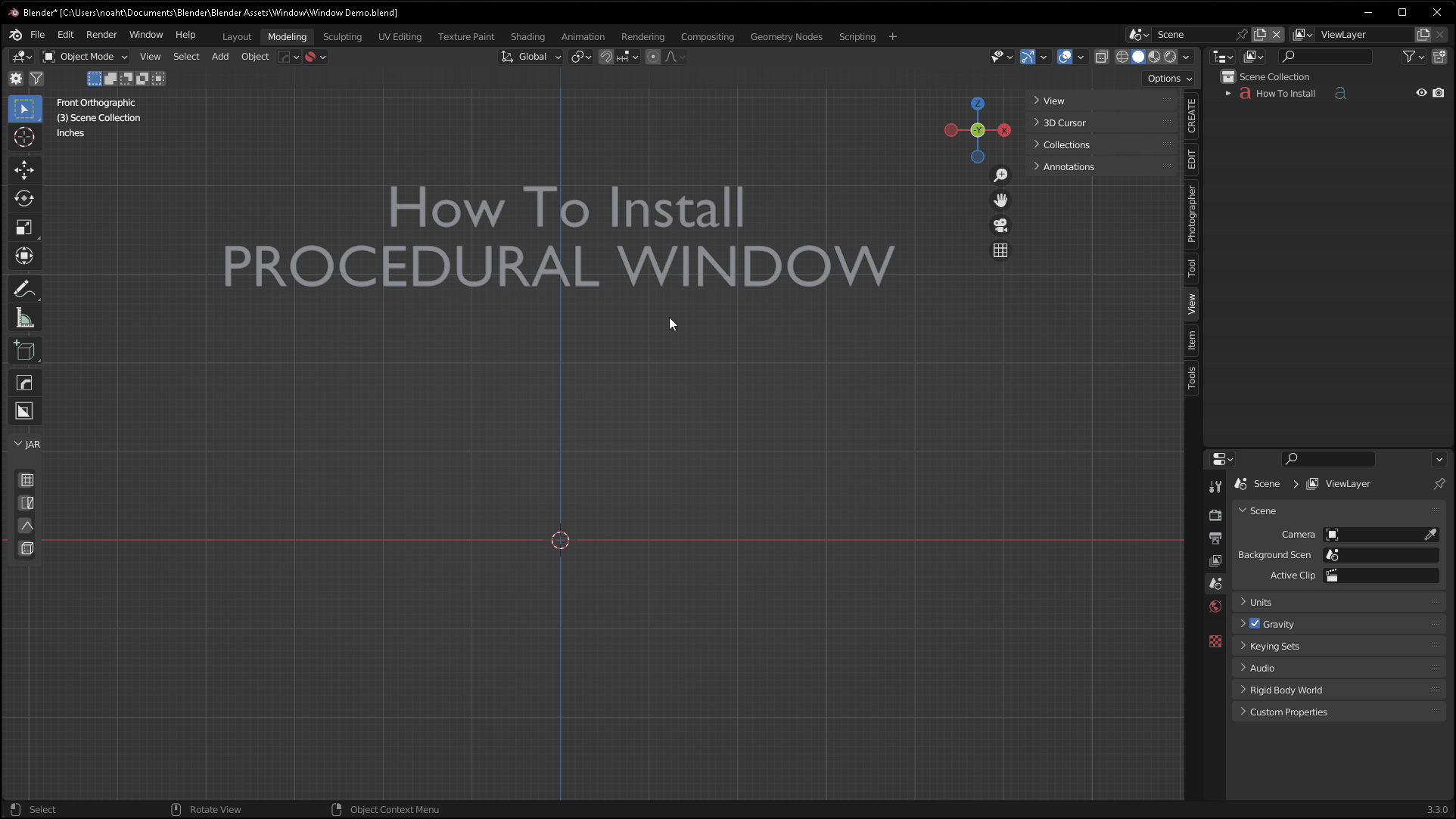 Procedural Window - Superhive (formerly Blender Market)