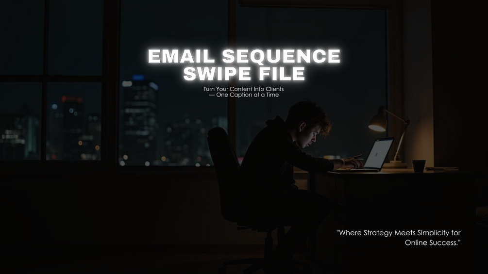 Email Sequence Swipe File for Small Startup Businesses