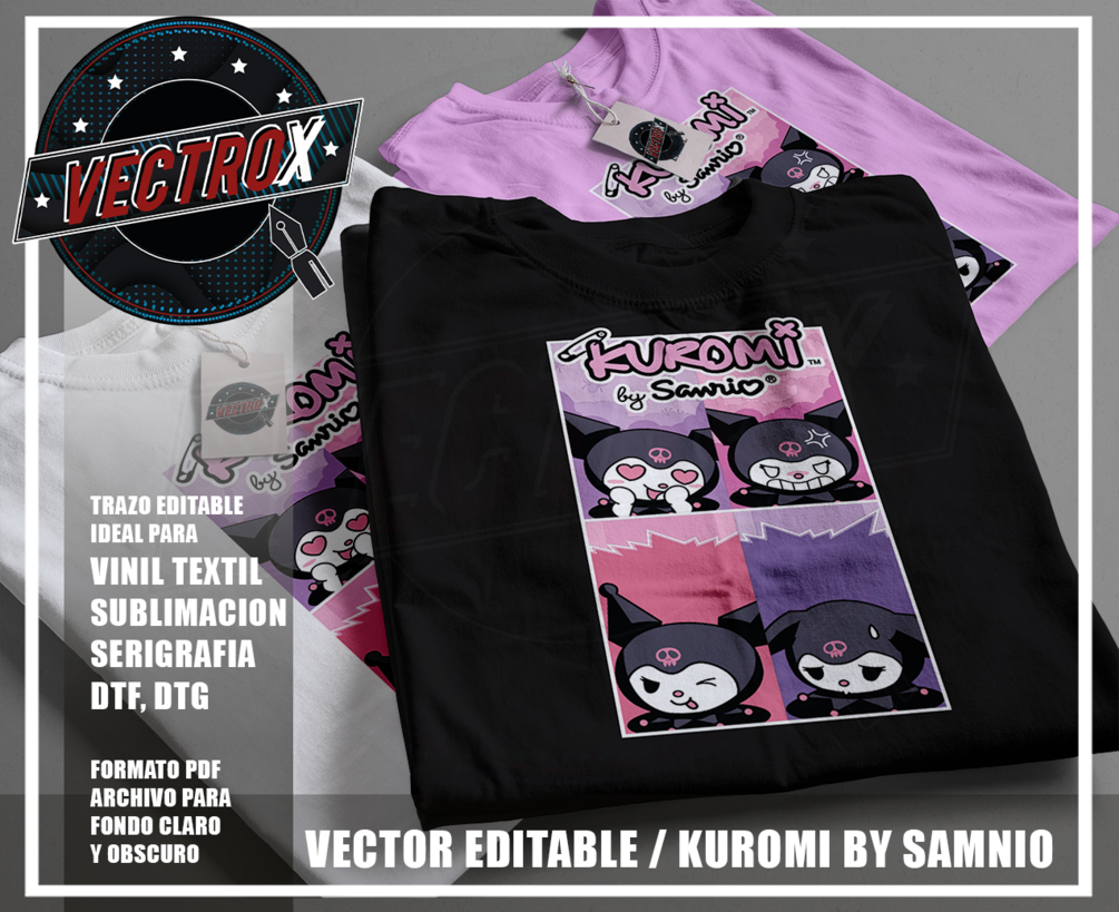 Vector Editable - Kuromi By Samnio