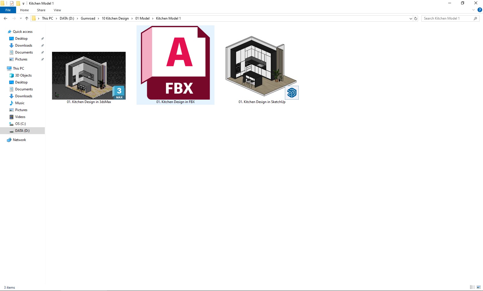 Kitchen Design Model 1