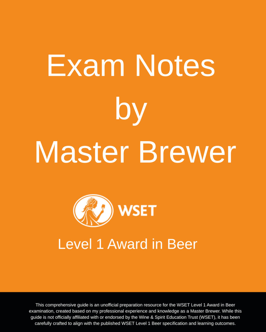 WSET Level 1 Beer Exam Preparation Guide