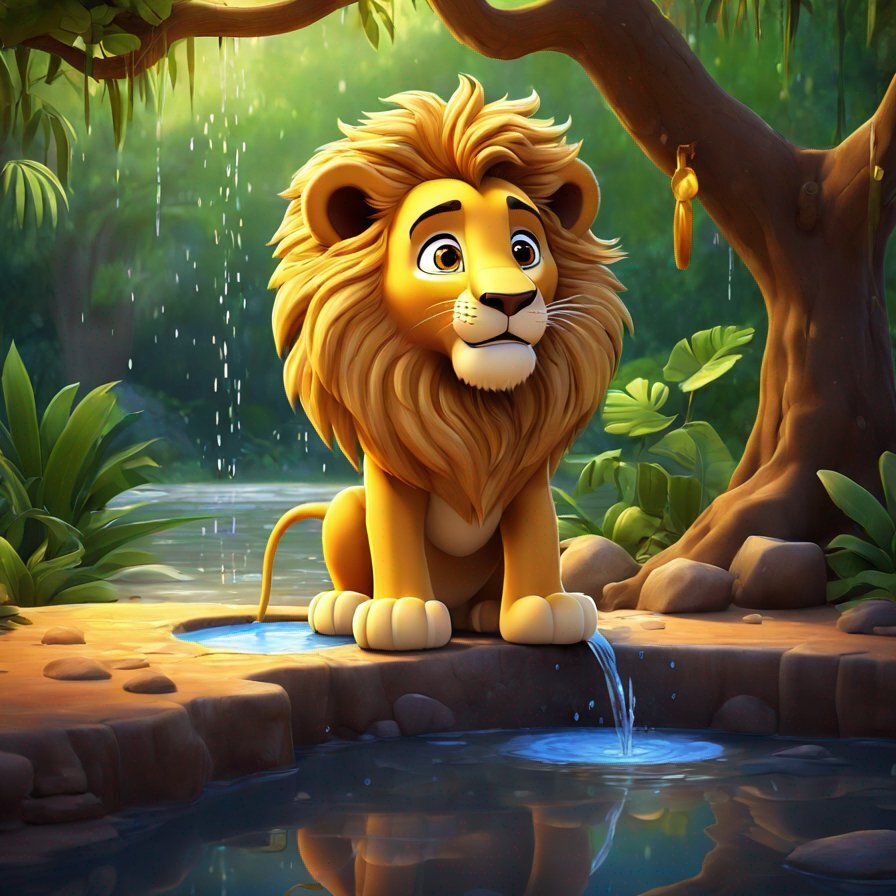 The Good Lion - book story for kids