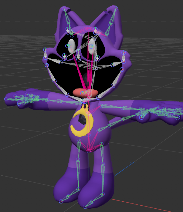 Catnap cartoon Model 3d