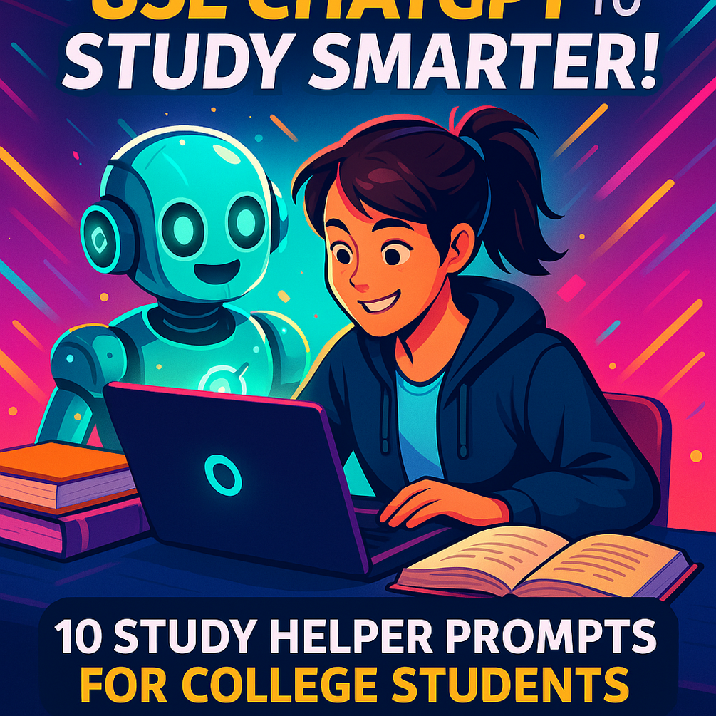 📘 10 Study Helper Prompts for College Students
