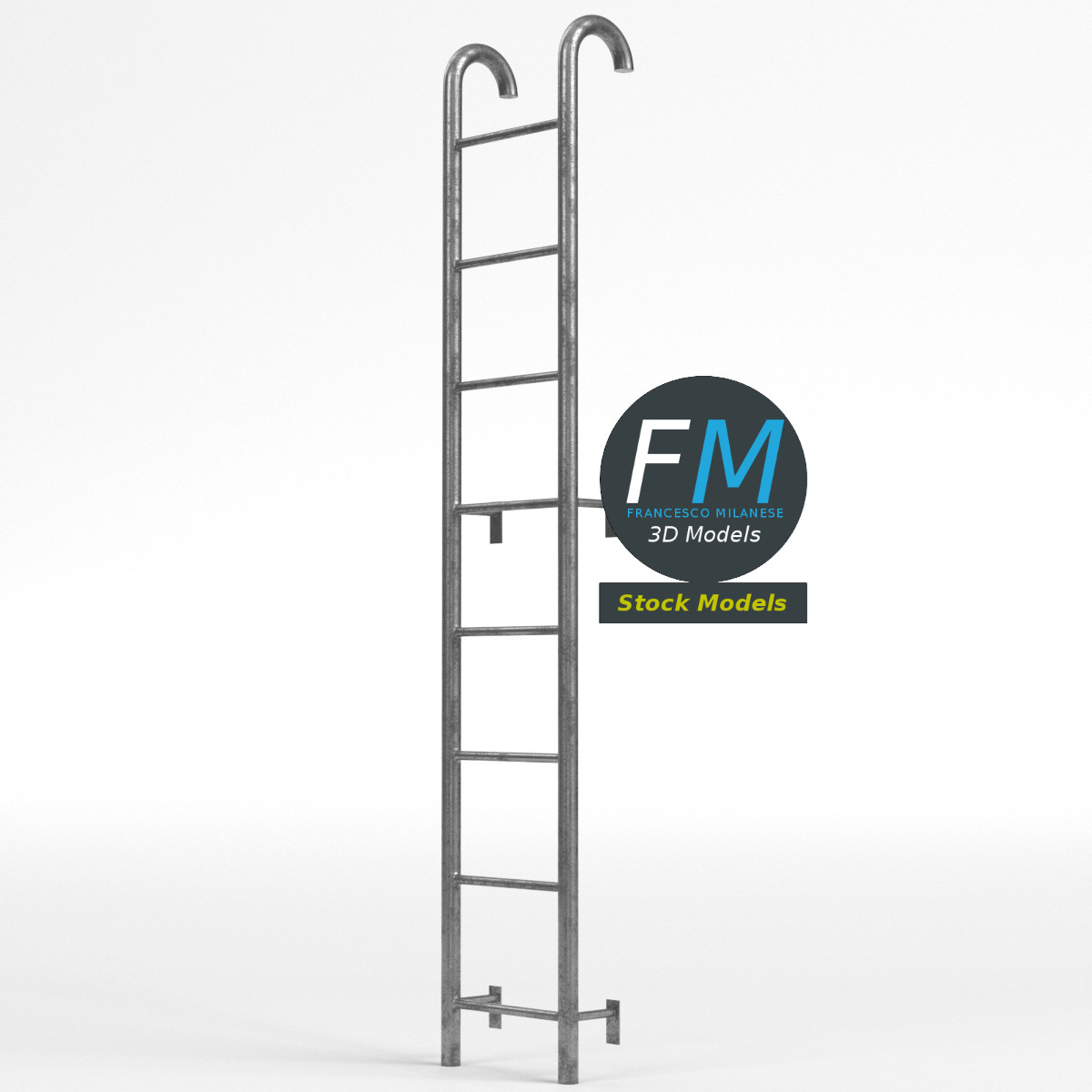 3D MODEL - Industrial ladder