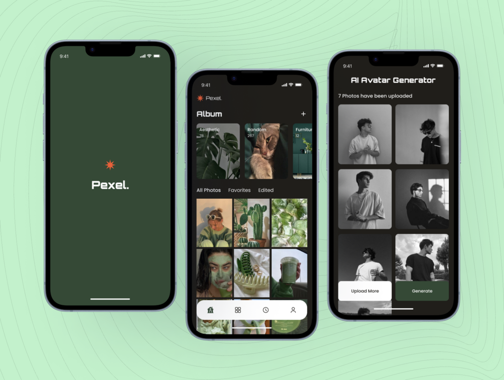 Pexel AI - Avator Generating App