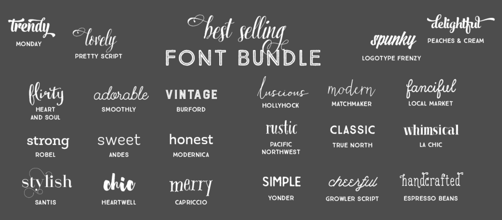 Best Selling Fonts of 2022 - Print on Demand's Best Selling Fonts!