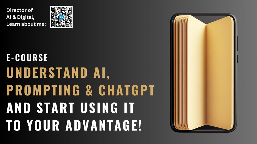 e-Course: Understand AI, prom﻿pting & ChatGPT, AND Start using it to ...