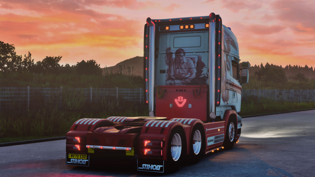 Scania RJL BackPlate