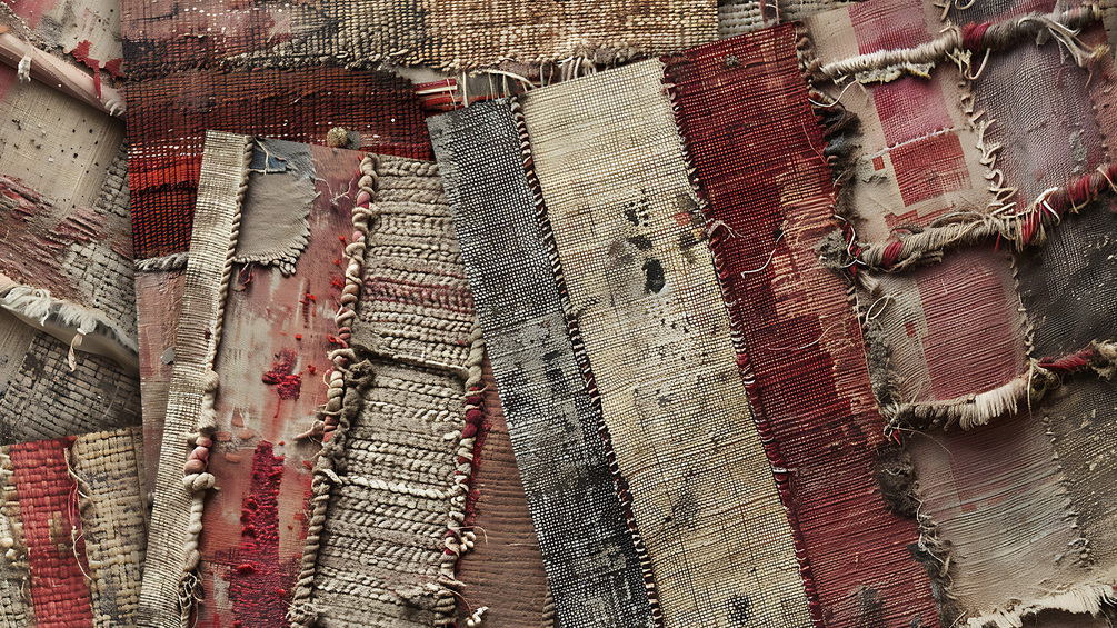 15 pc Grungy Fiber with Red Rustic Printable Junk Journal Half Papers ...