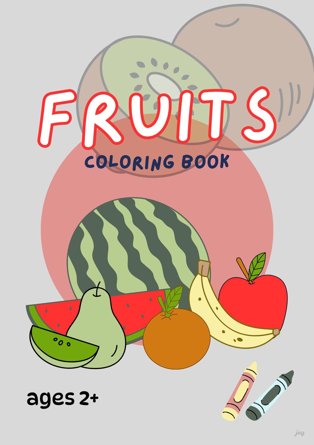 Fruits Colouring Book