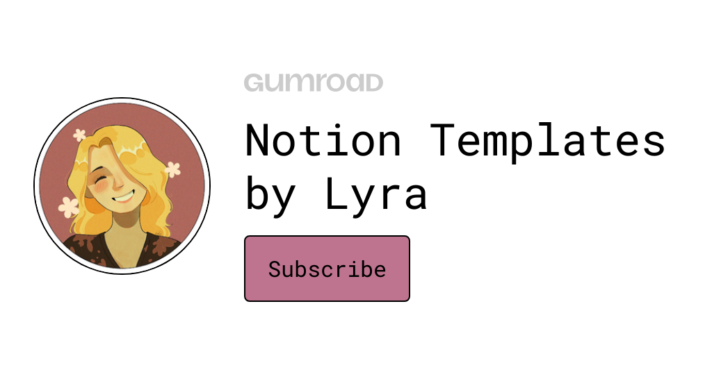 Notion Templates by Lyra