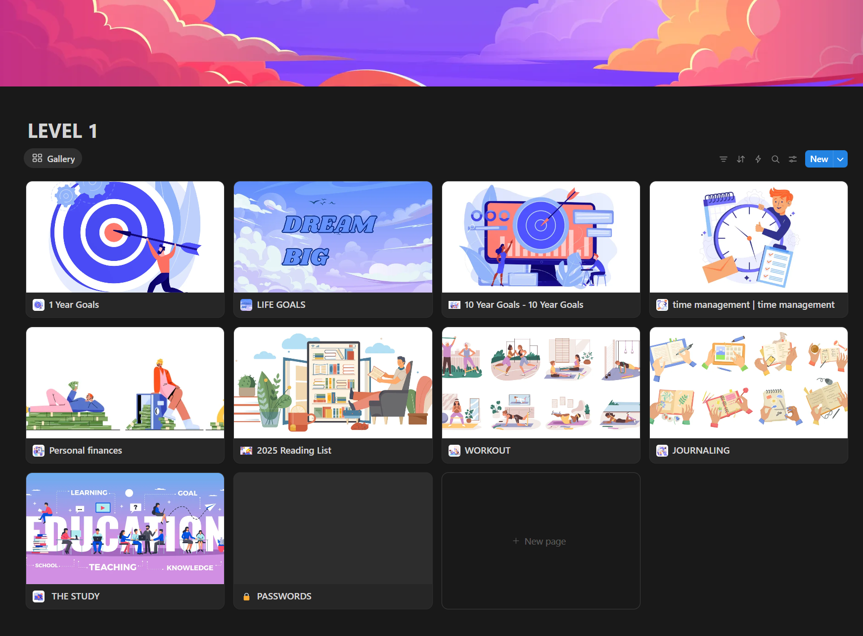 Success Zone OS – A Multi-Level Notion Dashboard for Focused Creators