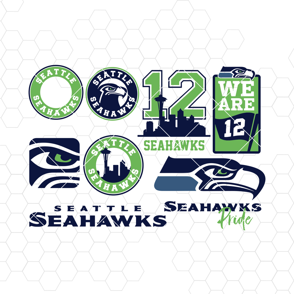 Seattle Seahawks SVG, Seattle Seahawks files, seahawks logo, football ...