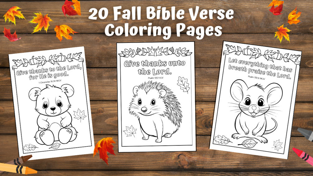 Fall Bible Coloring Pages